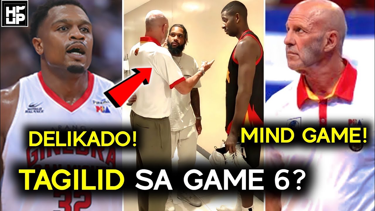 TAGILID ANG GINEBRA SA GAME 6? Gumamit na ng MIND GAME si Coach Brian ...