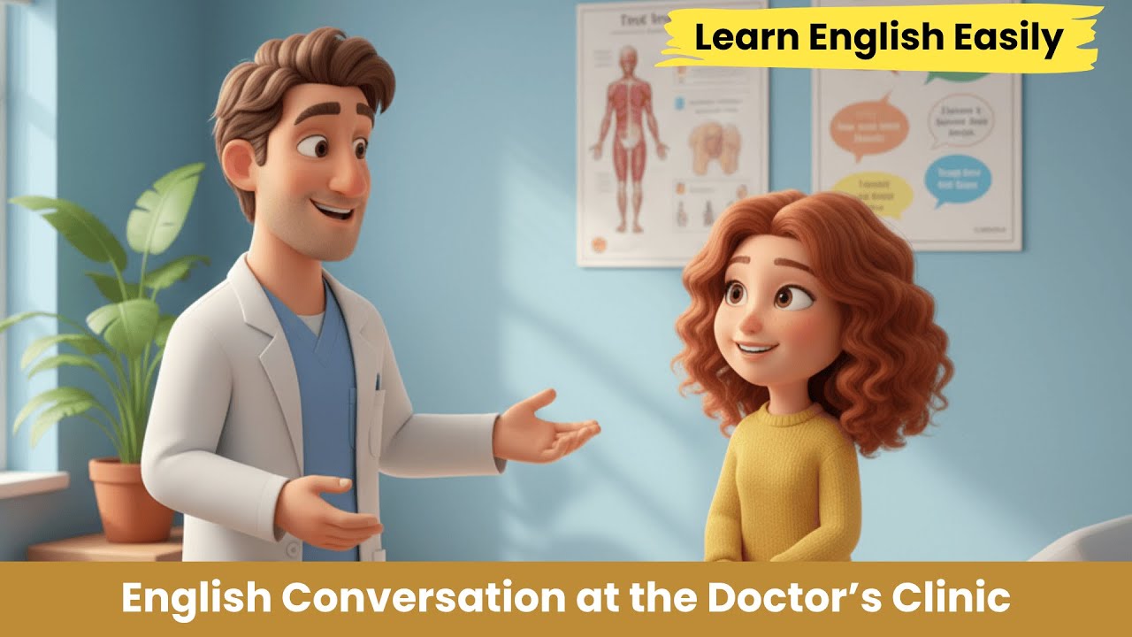 English Conversation at the Doctor’s Clinic🩺| Learn to Speak English ...