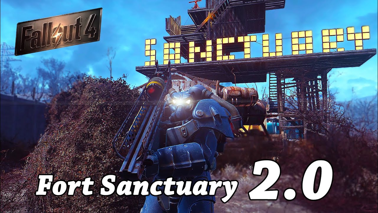 Fallout 4 - Fort Sanctuary 2.0 ! (Sanctuary Hills Upgraded Version ...