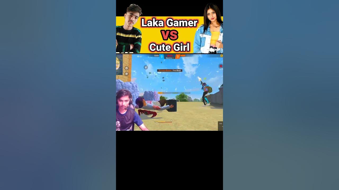 Laka Gamer Vs Cute Girl 😱🔥।। Lakagamingz Shorts Youtube