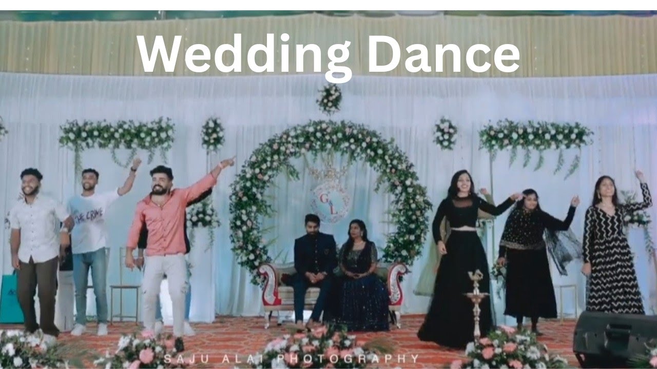 Kerala Wedding Dance Performance / Dance by Cousins / Girish & Lakshmi / Saju Alai Photography ...