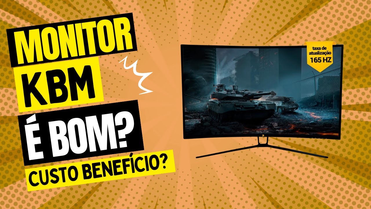 Monitor KBM é BOM? Possui BONS PAINÉIS? CUSTO BENEFÍCIO? - YouTube