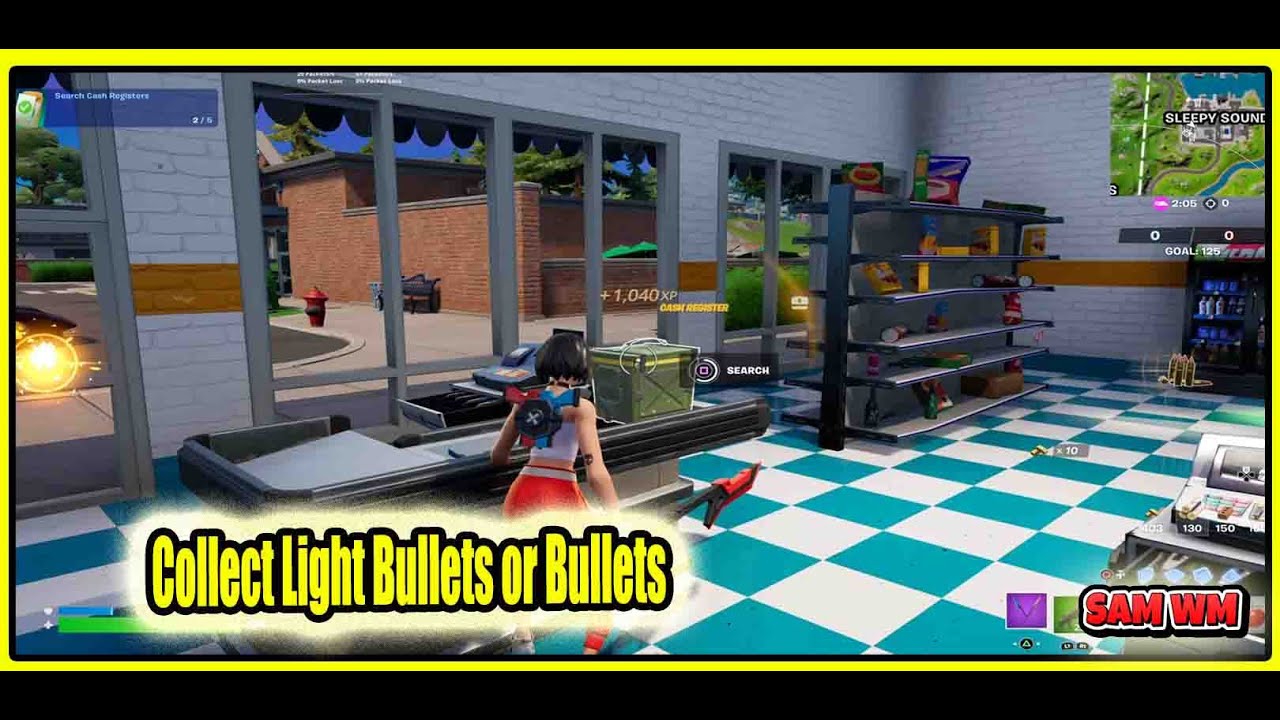 Collect Light Bullets or Bullets Fortnite Quests Guide - YouTube