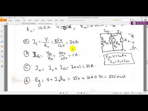 Electrical Engineering-2 / Tutorials/Sheet 3a DC generators - YouTube