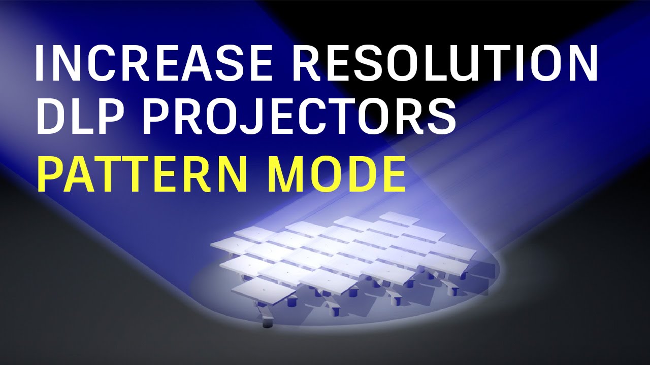Pattern mode: How to increase the resolution of some Texas Instrument ...