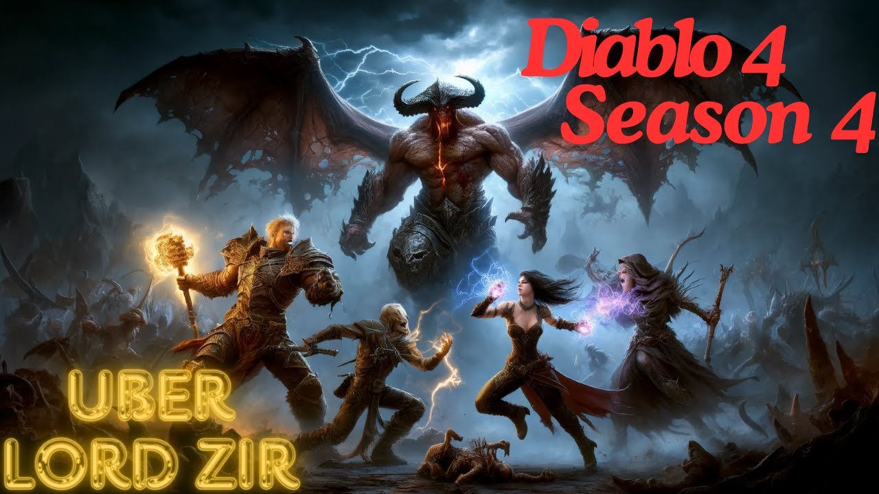Diablo 4 - Season 4 - We take on Uber Boss Lord Zir!!!! - YouTube