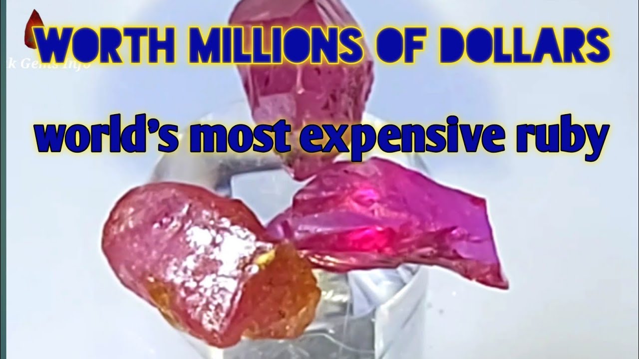 Pigeon Blood Ruby || Most precious natural rough ruby || How to ...