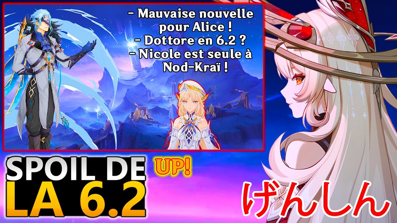 NEW UPDATE! SPOIL 6.2 - INFO LORE, ALICE, NICOLE, DOTTORE | Genshin ...