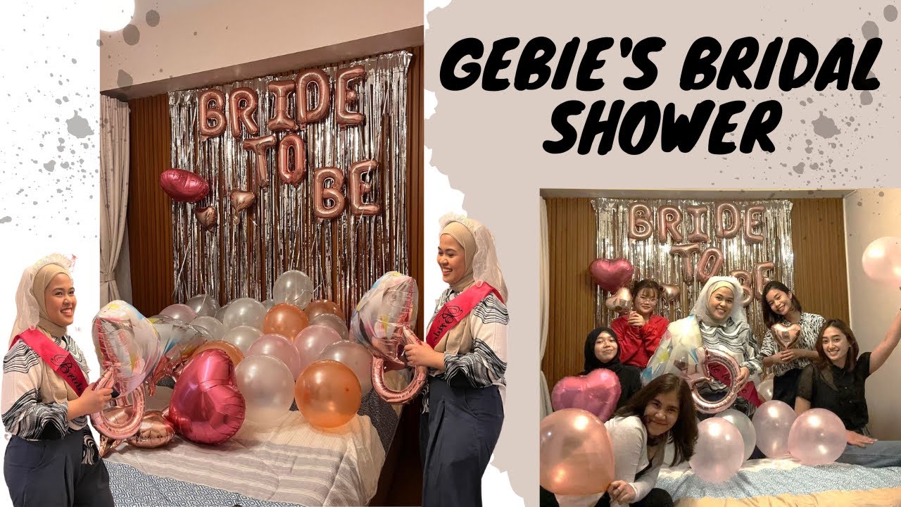 GEBIE'S BRIDAL SHOWER - YouTube
