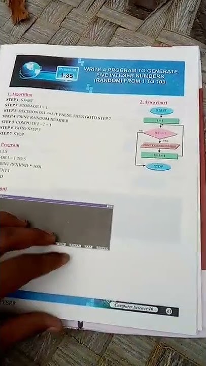 10th class practical book new year Computer science - YouTube