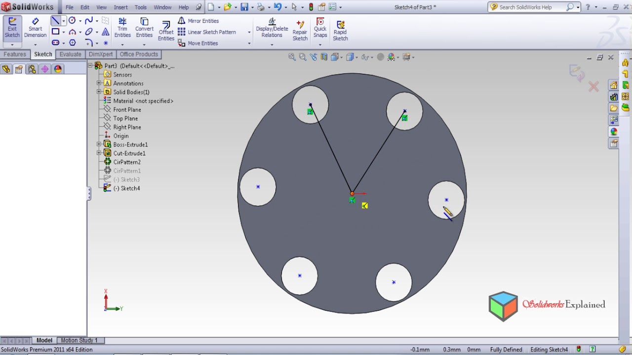 Circular Pattern In Solidworks YouTube circular-pattern-in-solidworks-youtube