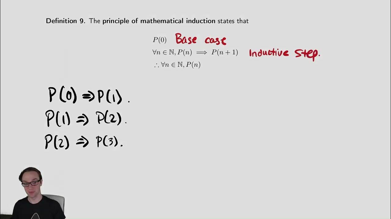 Intro to Proofs 9 - The Principle of Mathematical Induction - YouTube