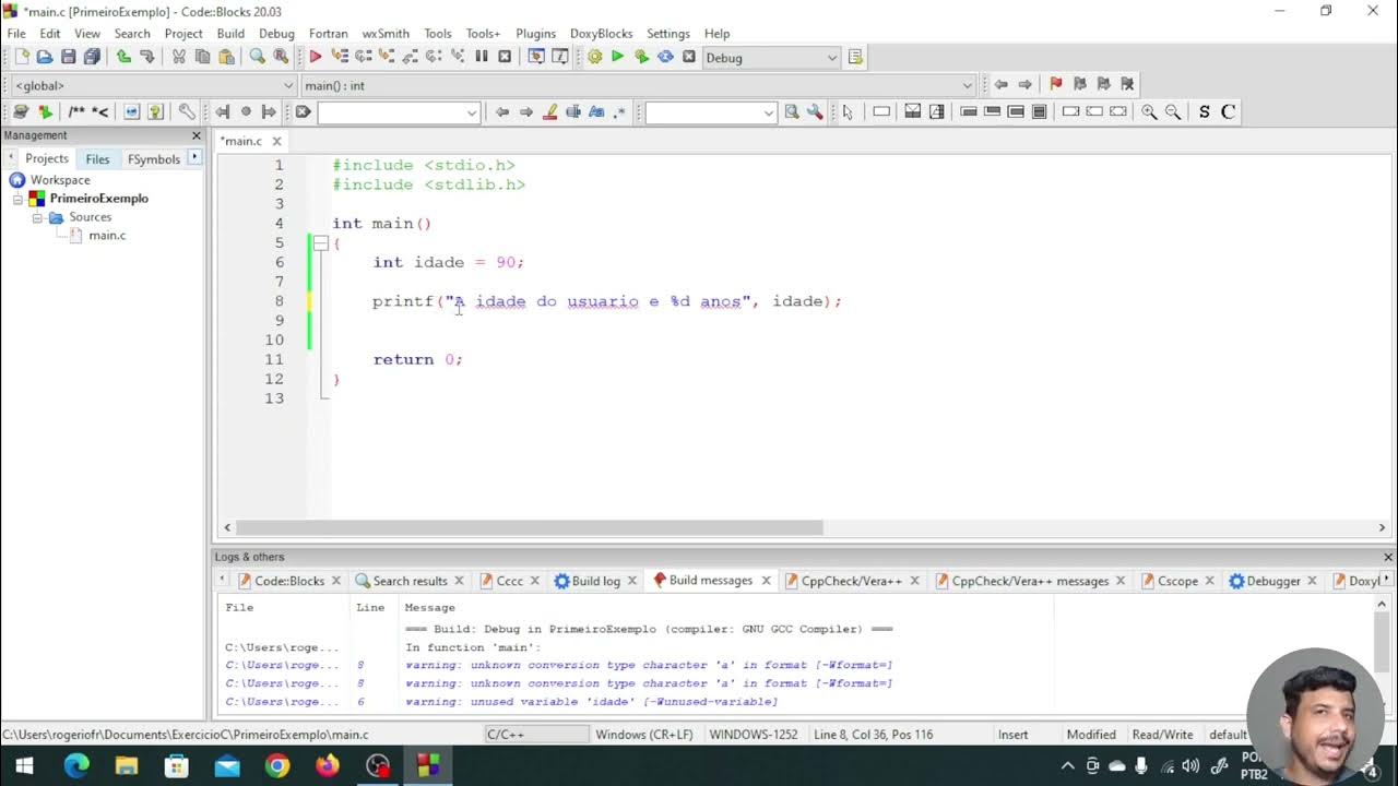 Curso de C: Comando printf() - YouTube