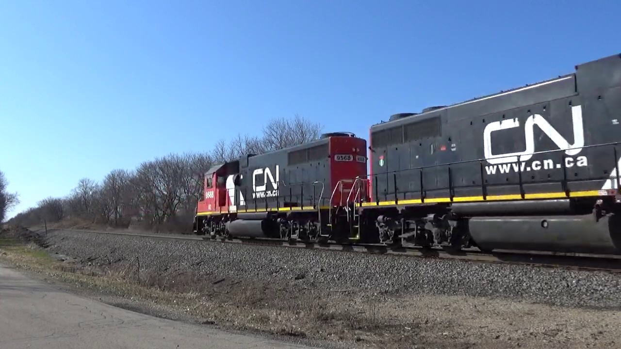 GTW 4903 & IC 9568 Dale, WI 4-5-2020 - YouTube