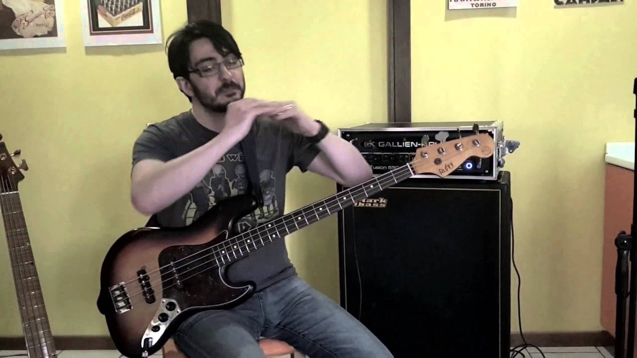 Jazz Bass replica - YouTube