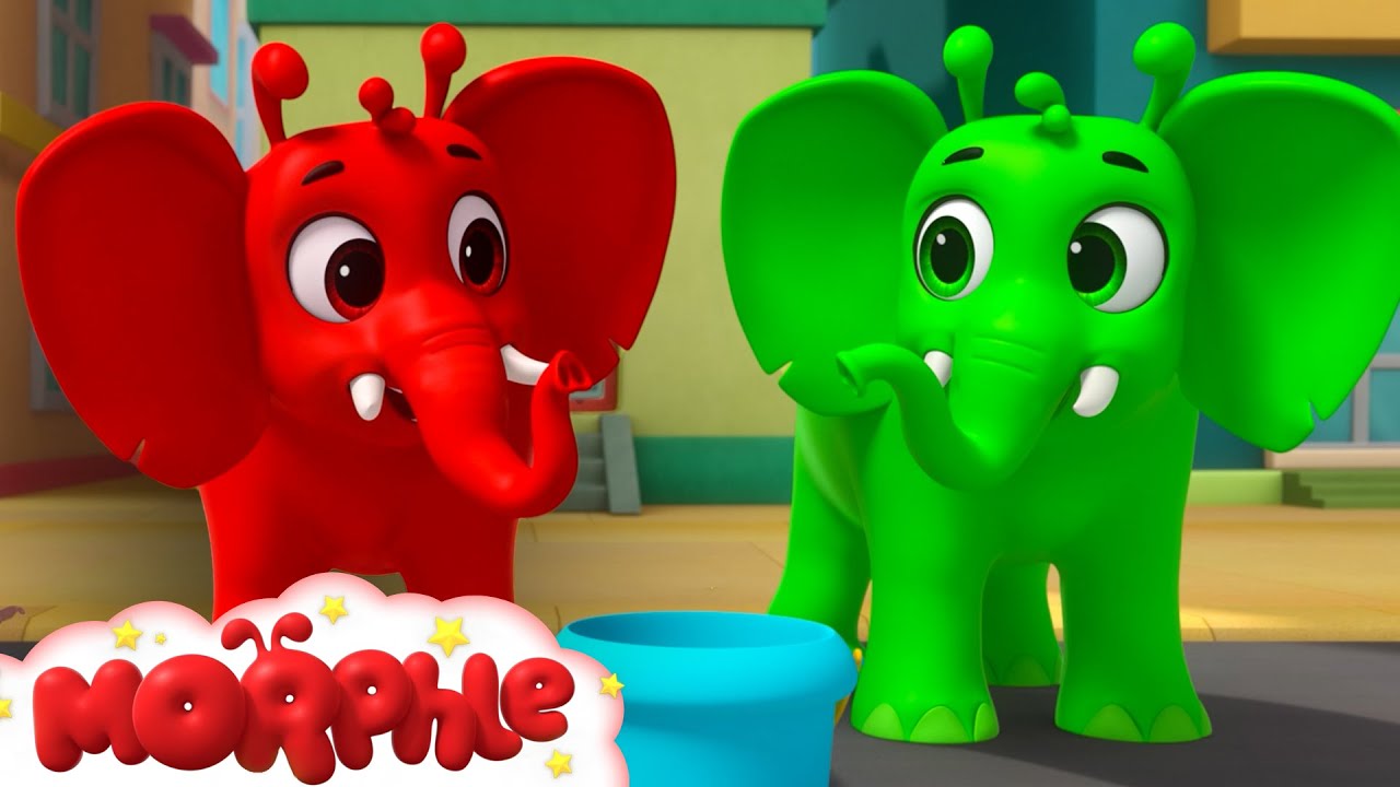 🎨Paint It Green 🎨| Morphle and Mila 3D | Moonbug Kids After School ...
