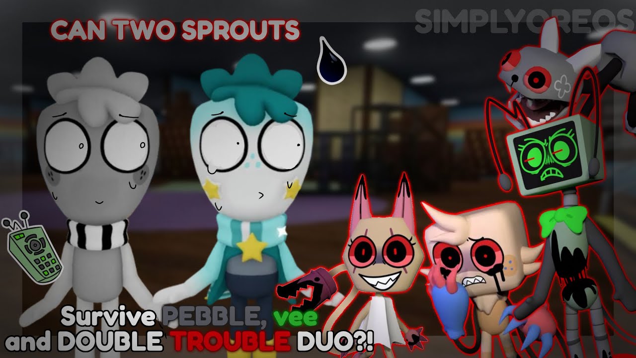 [🍓🍰 Can TWO SPROUTS SURVIVE PEBBLE, VEE AND CRAFT SIBLINGS?! *crazy ...