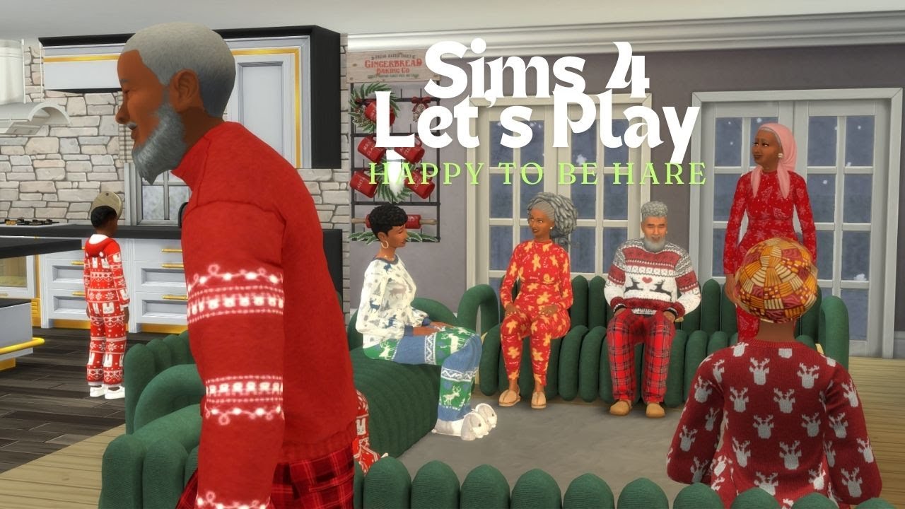 Sims 4 Let’s Play | Happy to be Hare (Holiday Edition) | Christmas Eve ...