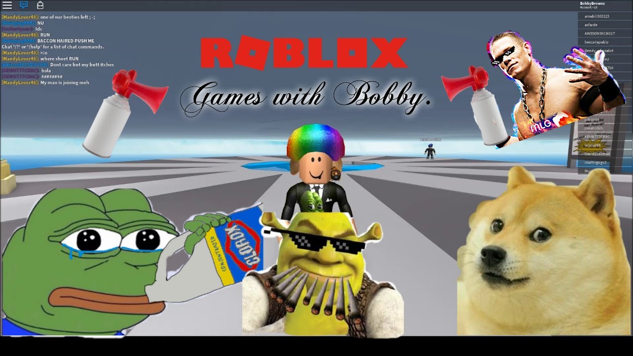ROBLOX GAMES. |WITH BOBBY BROWNS #1. - YouTube