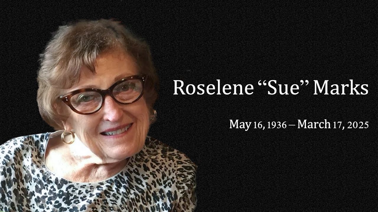 Roselene “Sue” Marks Memorial Service - YouTube