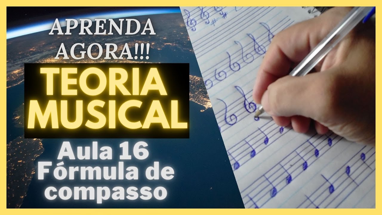 Teoria musical aula 16 formula de compasso 4 por 4 - YouTube