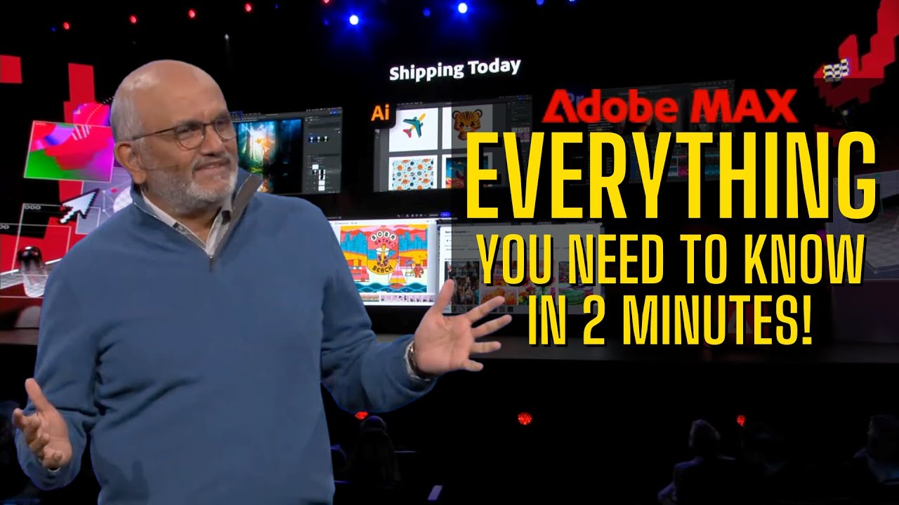 Adobe Max 2023: Everything You Need to Know in 2 Minutes! - YouTube