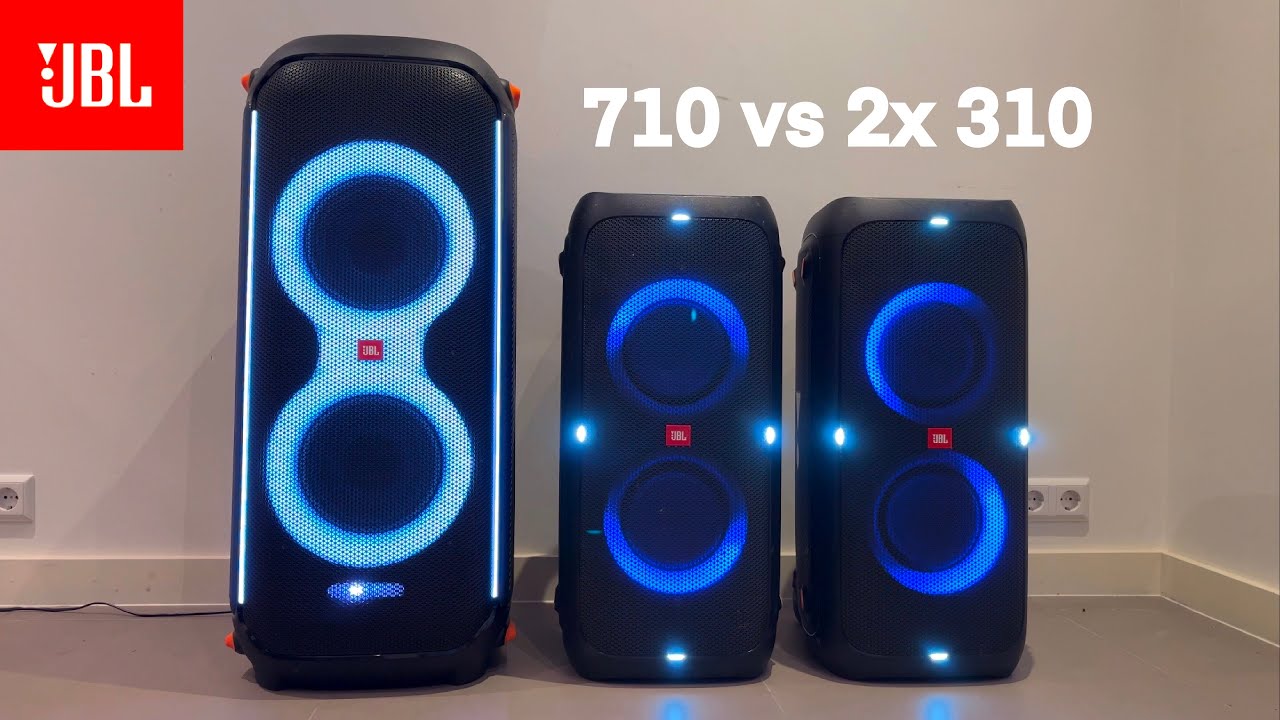 Jbl 710 vs 2x Jbl 310 Sound test Loudness test! 🔊😱 - YouTube