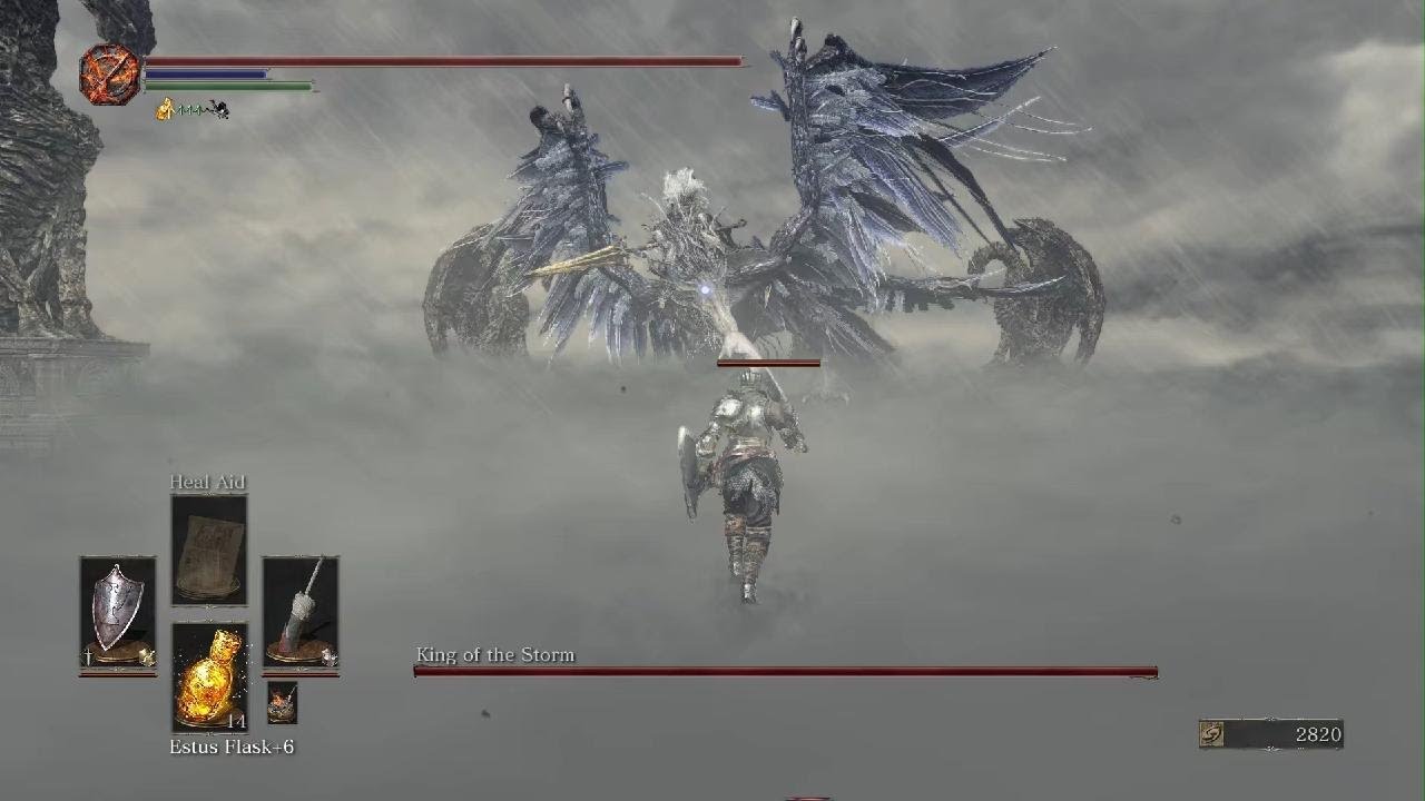 DARK SOULS III Nameless king boss fight!! - YouTube