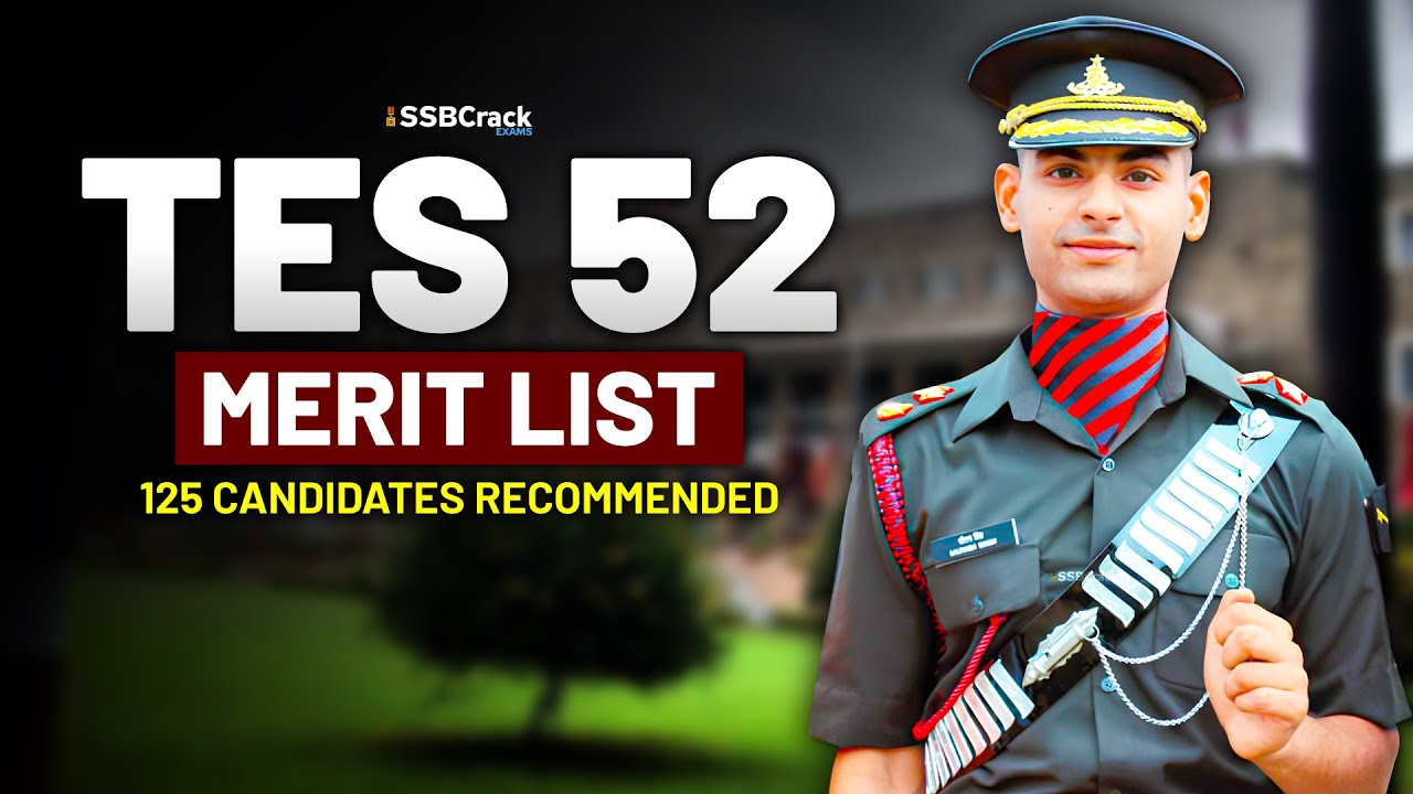 10+2 Technical Entry Scheme (TES) 52 Merit List | SSB Interview - YouTube