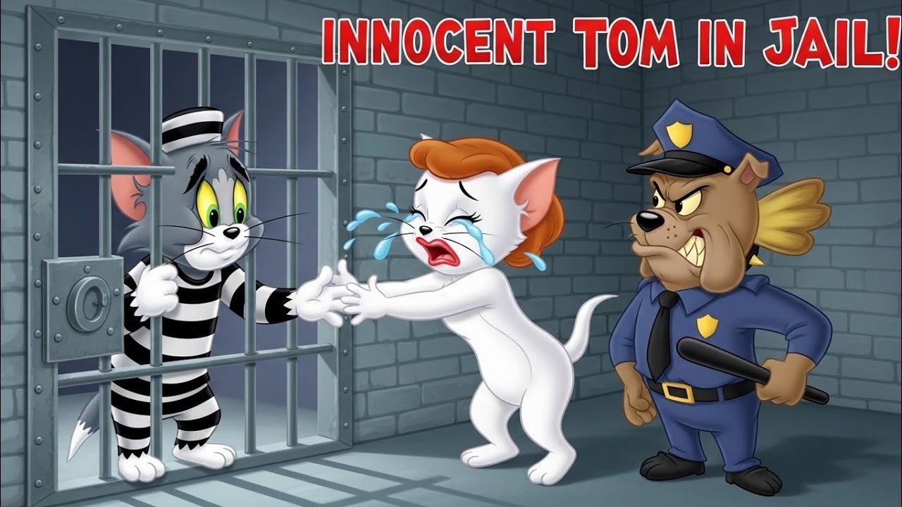 Jerry FRAMED Tom For Robbery! 😱 Police Dog Spike Arrested Innocent Tom ...