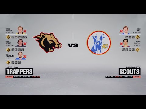 NHL 23 Franchise Mode Episode 13: North Bay Trappers at Kansas City ...