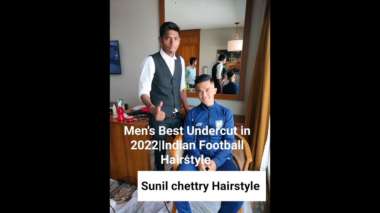 Men's Modern Best Undercut Hairstyle in 2022| Sunil Chettri Haircut| # ...