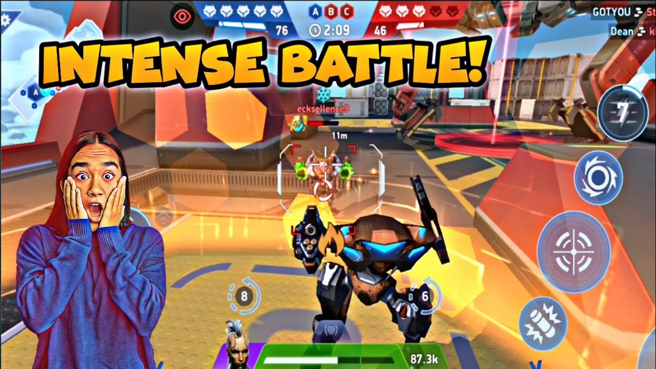 INTENSE BATTLE! - MECH ARENA PRO GAMEPLAY - YouTube