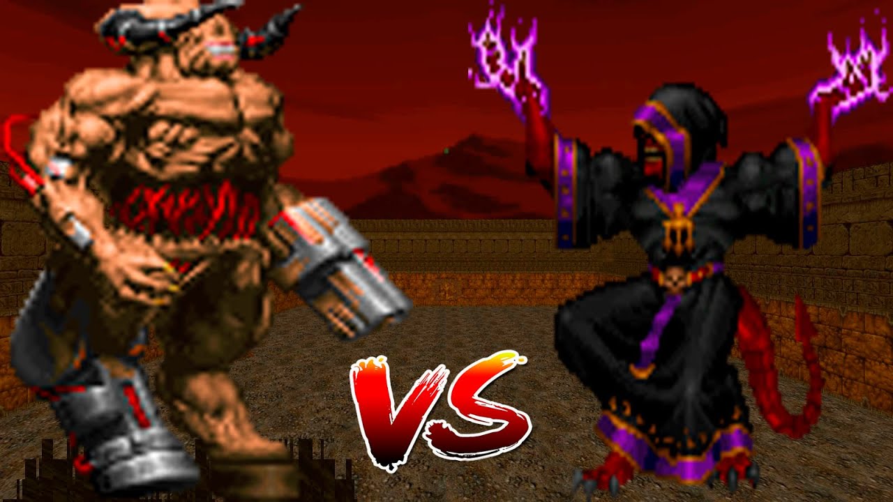 Cyberdemon vs Heresiarch - CROSSOVER FIGHT - DOOM vs HEXEN Monster ...