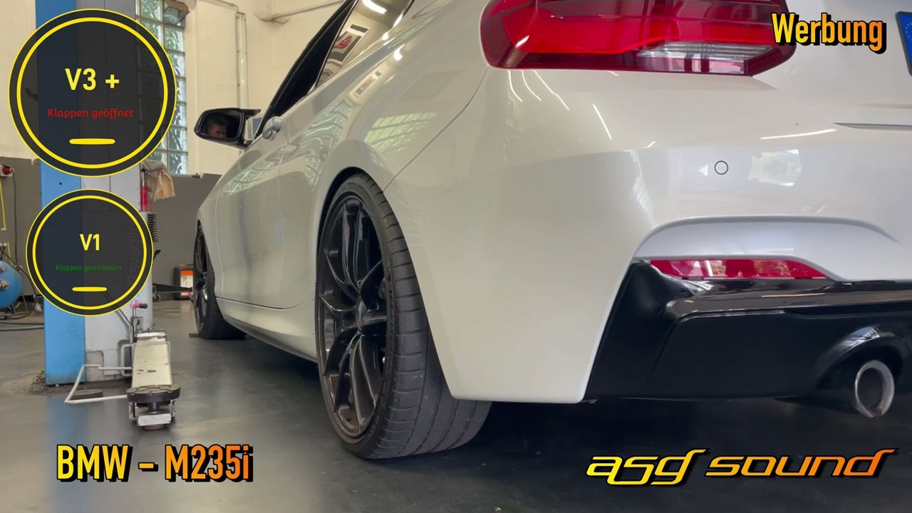 BMW M235i | V1/V3+ | ASG Sound | Sportauspuff - YouTube