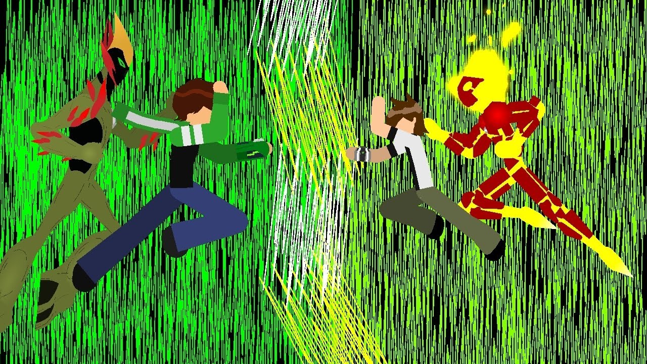 Who Would Win? BEN10 Ultimate Alien vs BEN10 Classic Animation (STICK ...