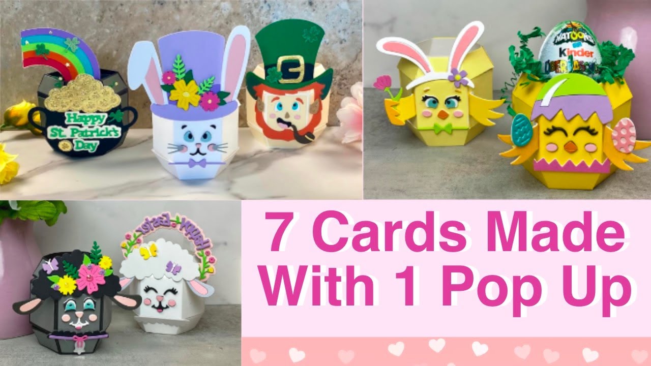 Interactive Jumping Cards & Custom Easter Favors - YouTube