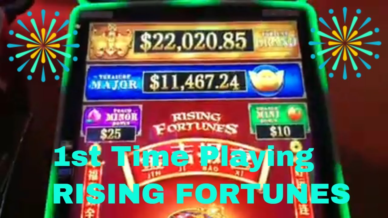 Rising Fortunes Slot Machine First time playing, got a nice Bonus Win ...