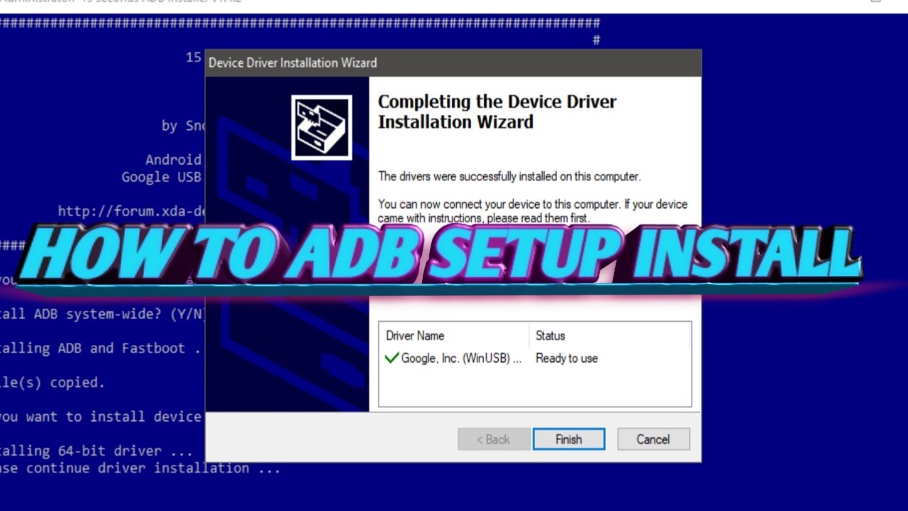 how to get install ABD driver | how to install ADB driver | - YouTube