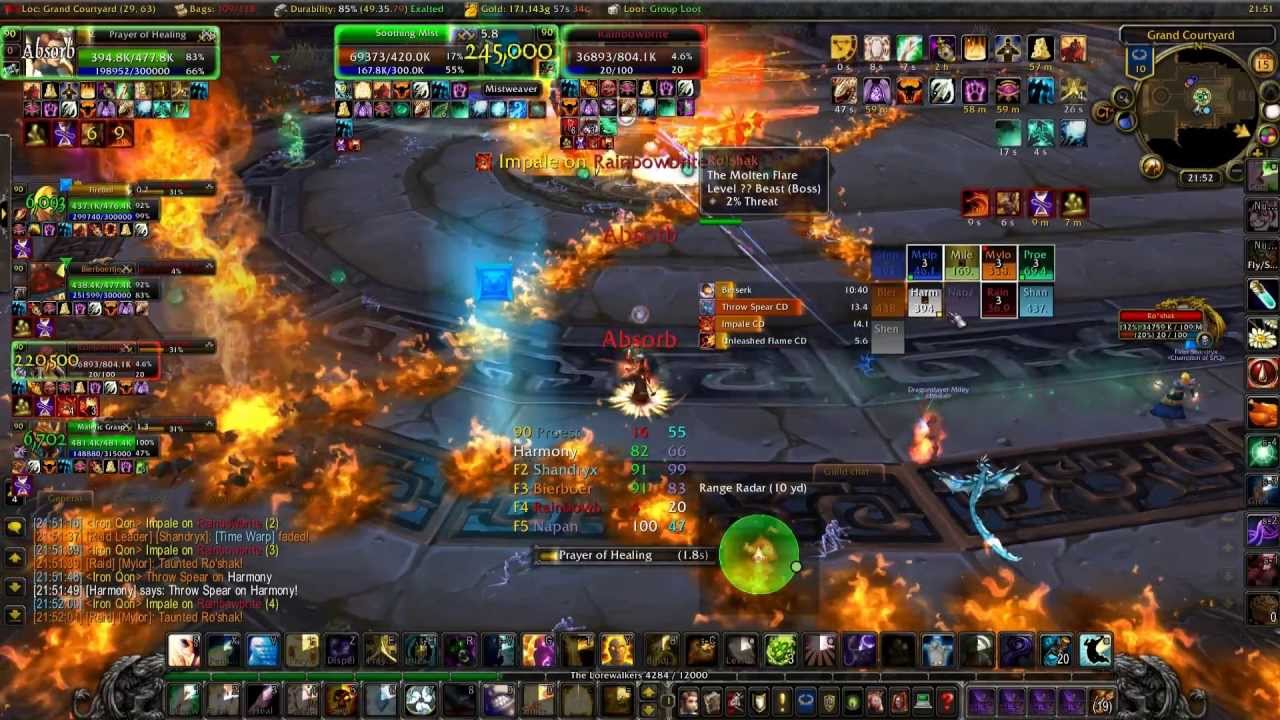 Harmony - SPQ Beerbusters vs Iron Qon - Normal 10 - Throne of Thunder ...