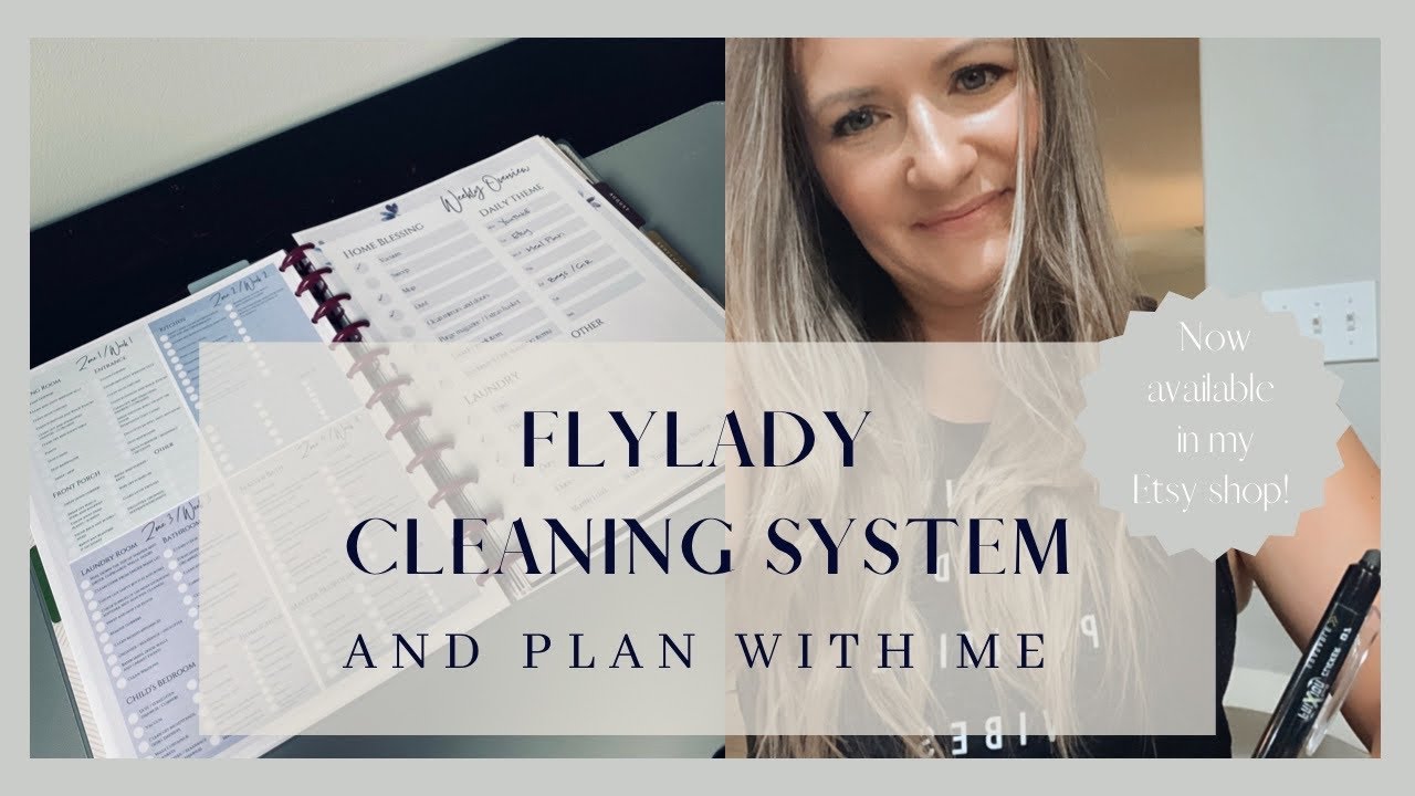 FlyLady Cleaning Guide Plan With Me // New to Etsy Shop - YouTube