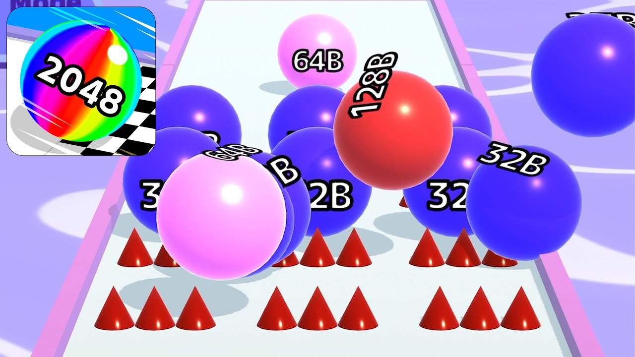 Ball Run 2048 - Color Ball Race ! Ball Run Game Levels ( 209-220 ...