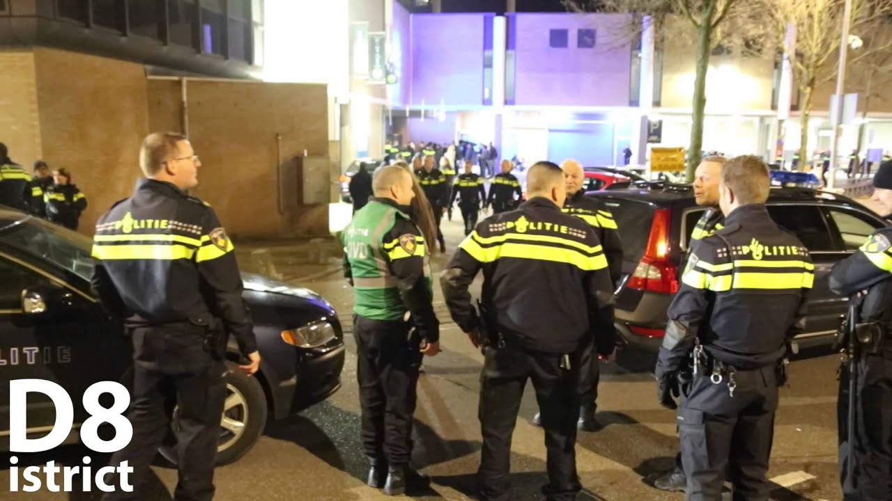 27 februari Massale politie inzet na rellen in centrum Zoetermeer - YouTube