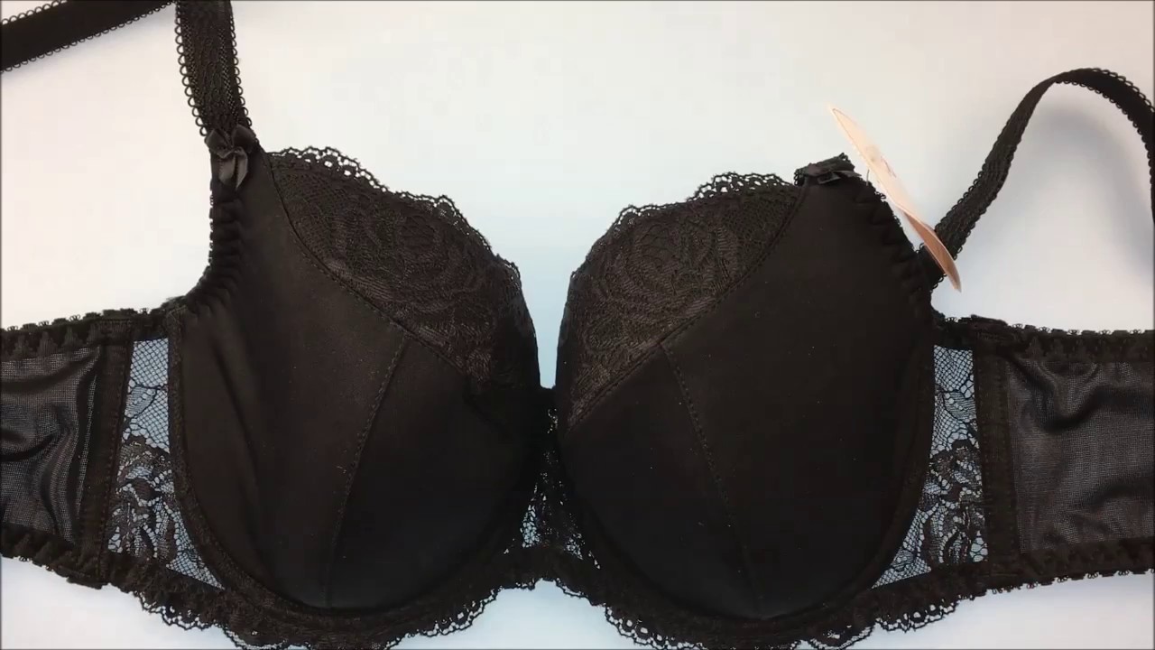 Ava AV1261 Breeze Full Cup Bra Black - YouTube