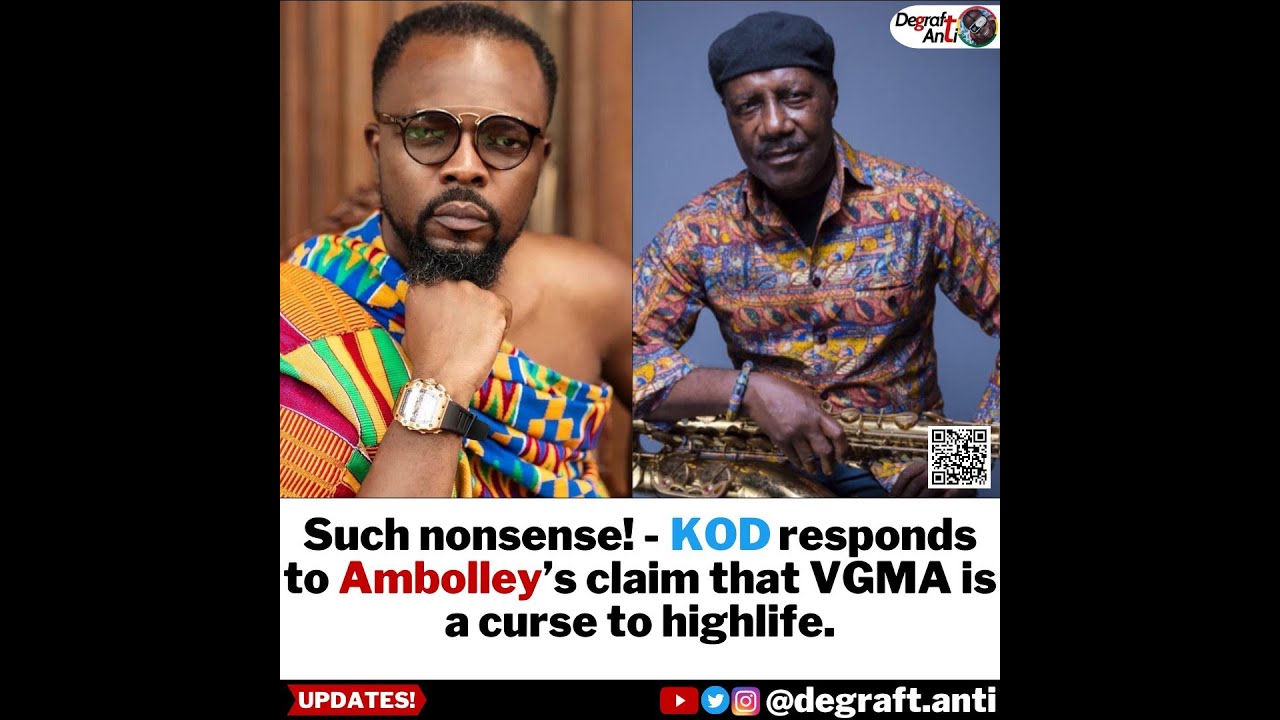 KOD tackles Blay Ambulley over VGMA comment - YouTube
