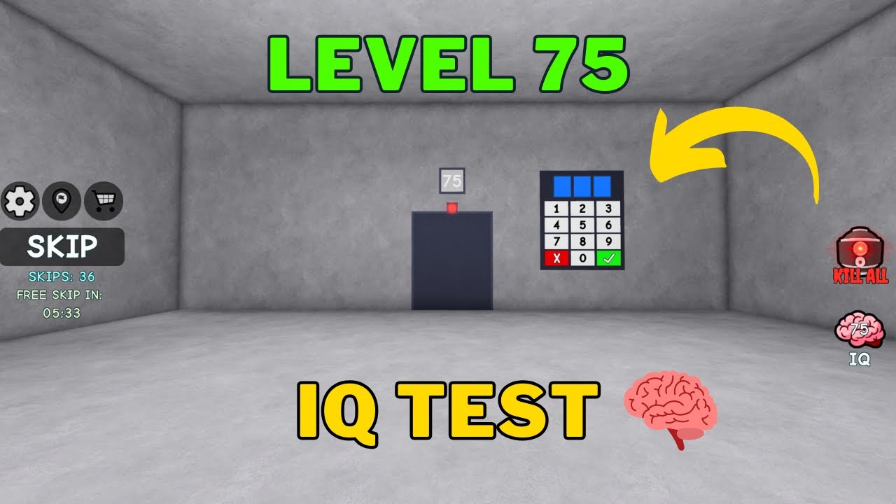 How To Solve Roblox IQ Test Level 75 | IQ Test 🧠 Guide - YouTube