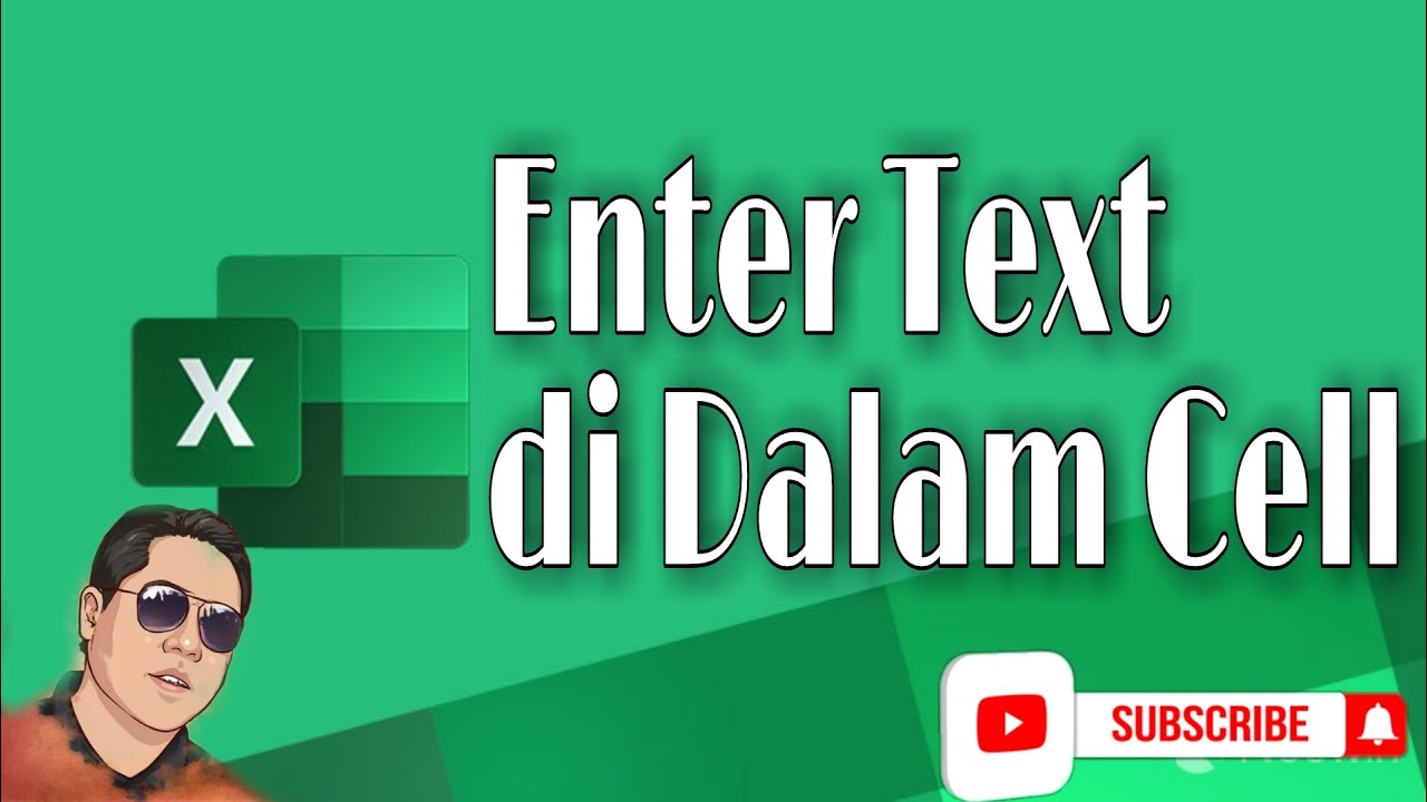 Cara Enter Text di Dalam Cell Excel - YouTube