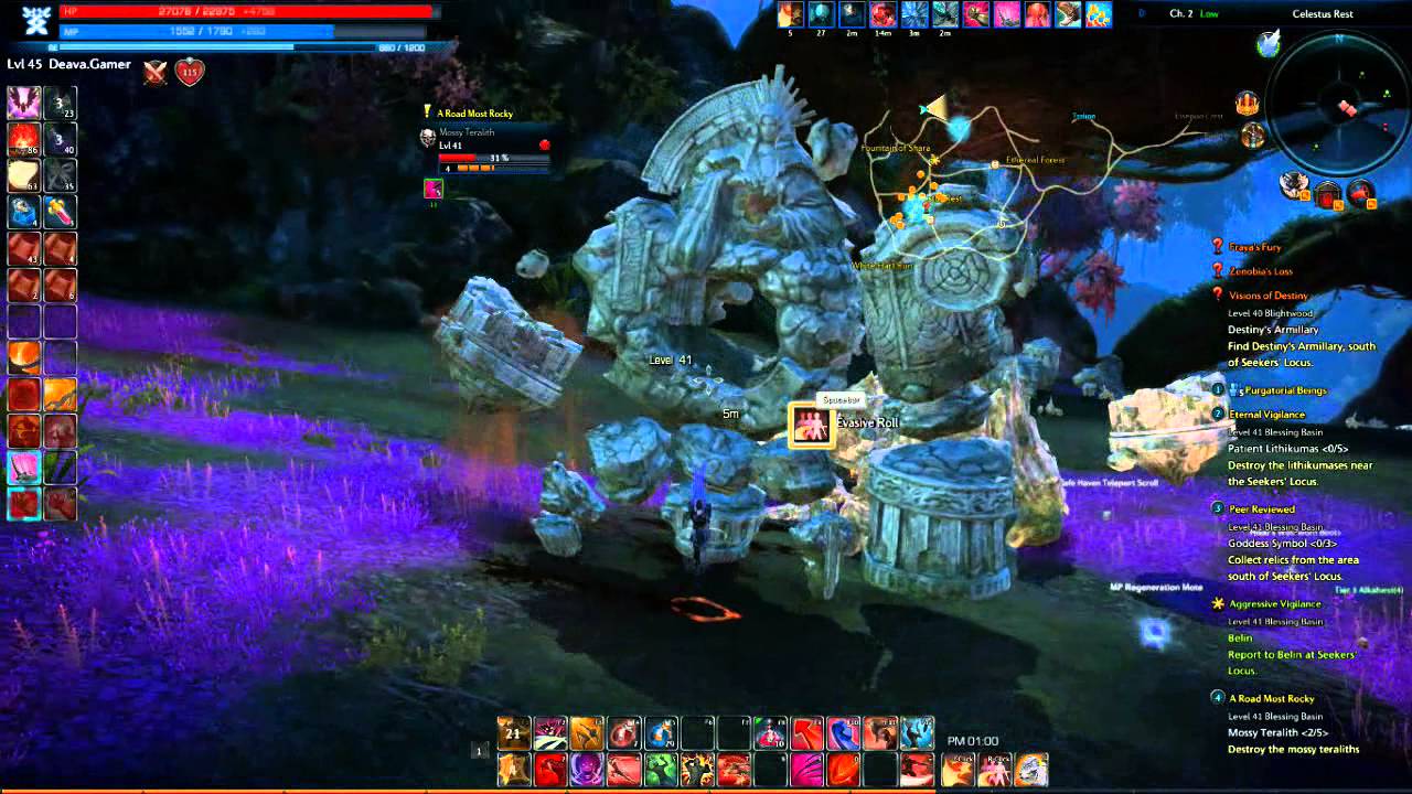 [HD] Tera : Fate of Arun Gameplay [ Celestial Rest - Mossy Teralith ...