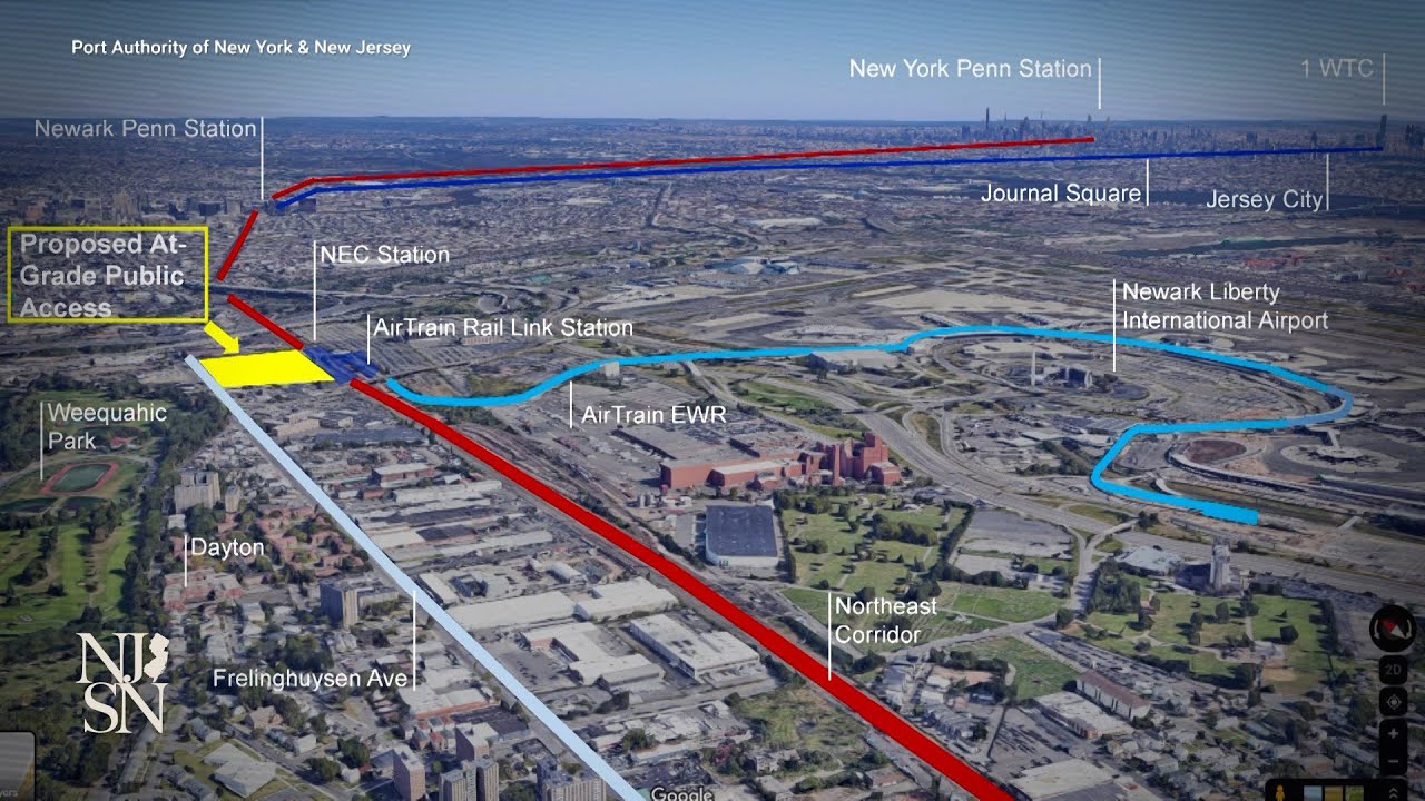 Port Authority OKs new Newark transit hub - YouTube