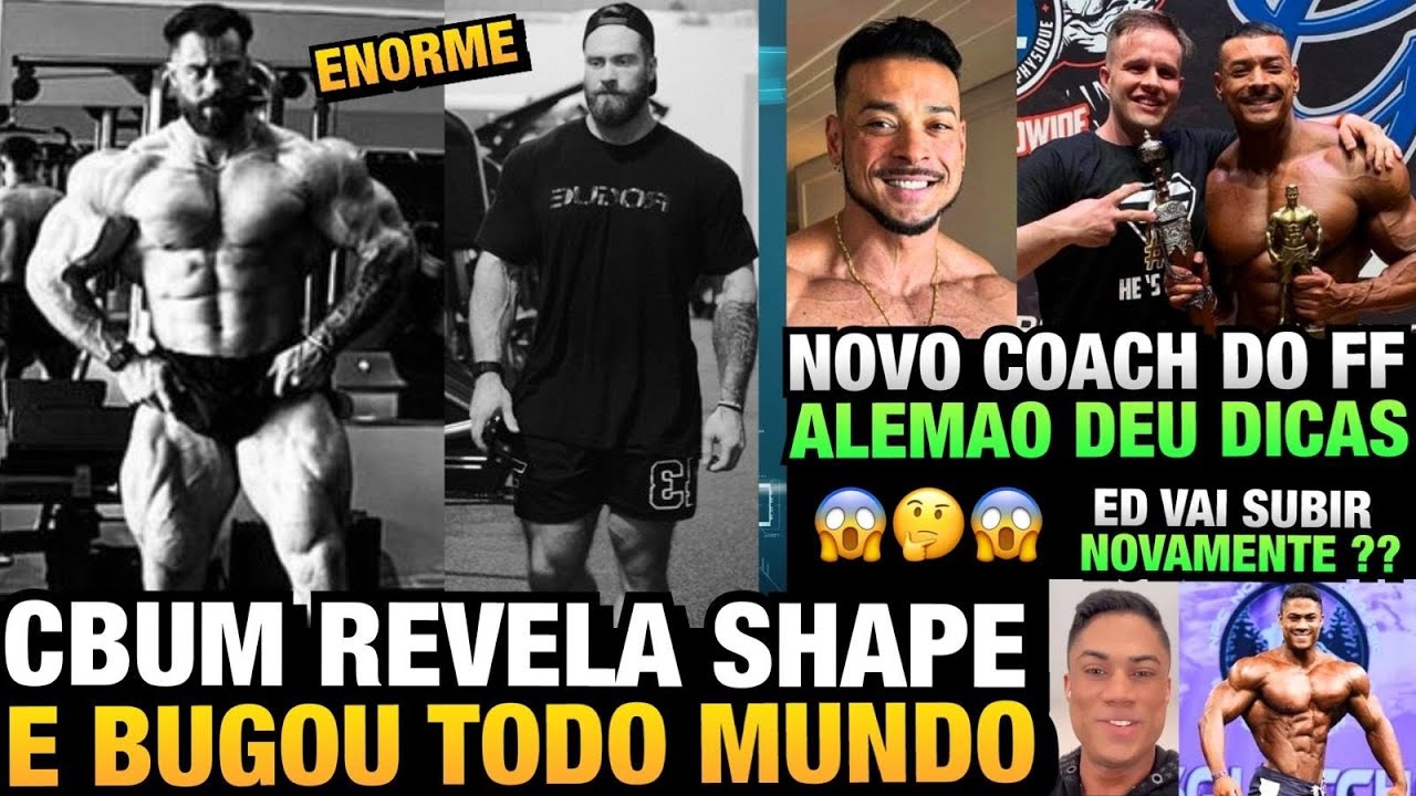 CBUM MOSTRA SHAPE ATUAL GIGANTE E BUGOU GERAL - NOVO COACH DO FRANCO ...